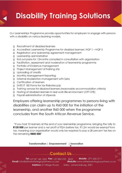 Disability Training Solutions - RCCI