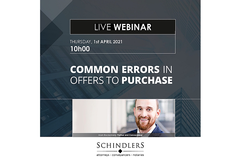 Common Errors In Offers To Purchase